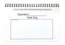 Laminated OPORD Brief Shell | Platoon Battle Book | Operations Order M ...